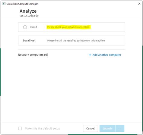 Please Check Your Network Connection When Running Analyses In The