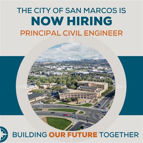 🚧the City Of San Marcos Is Seeking A Principal Civil Engineer To Lead
