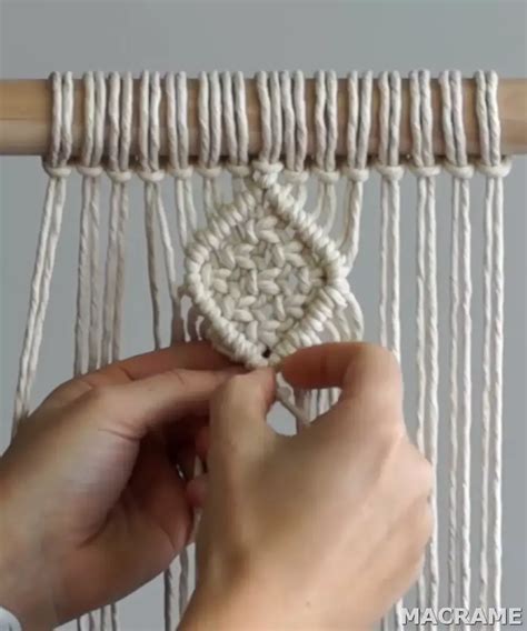 Diy Macrame Tutorial Large Petal Flower Using Double Half Hitch And Square Knots Artofit