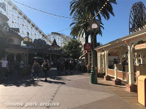 Paradise Pier At Disney California Adventure Theme Park Archive
