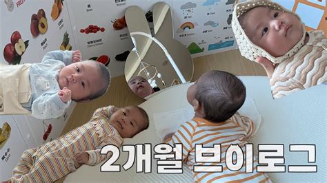 육아 Vlog 2개월 브이로그 터미타임으로 시작해서 터미타임으로 끝나는 일상 Youtube