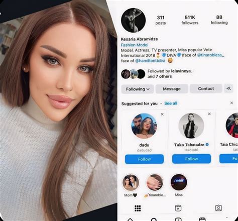 რა ბედი ეწევა კესარია აბრამიძის სოციალურ გვერდებს მას ნახევარ მილიონზე მეტი გამომწერი ჰყავდა