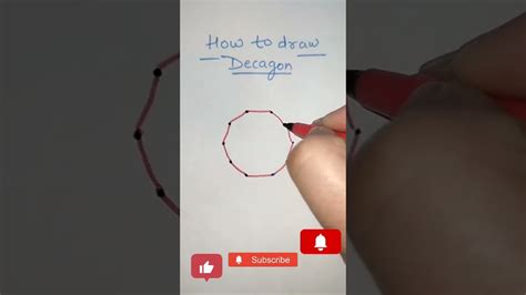 How To Draw Decagon Shape