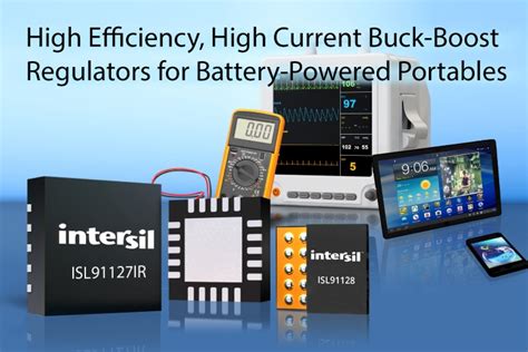 Intersil Features 96 Efficient Buck Boost Regulators For Portables