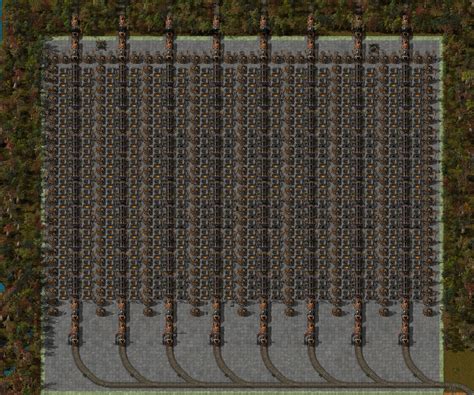 Train Based Smelting Setup Factorio