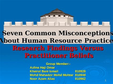 Ppt Seven Common Misconceptions About Hr Practices Dokumentips