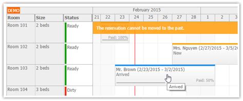 Aspnet Mvc Hotel Room Booking Daypilot Code