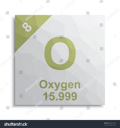Oxygen Element Periodic Table Stock Vector Royalty Free 336027362 Shutterstock