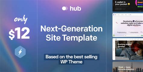 Hub HTML Responsive Multi Purpose Template Net1s
