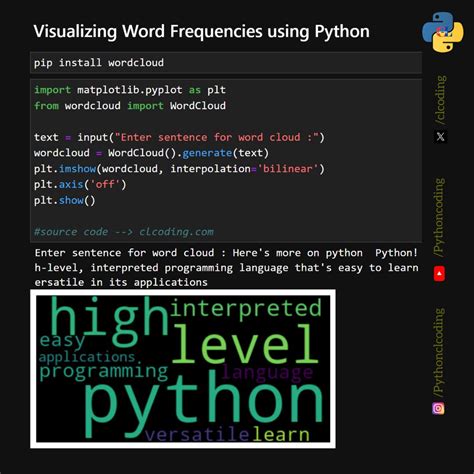 Python Coding On Linkedin Visualizing Word Frequencies Using Python