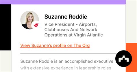 Suzanne Roddie Vice President Airports Clubhouses And Network
