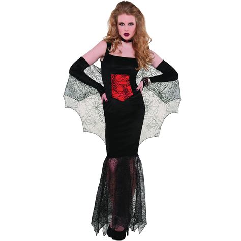 Adult Sexy Vixen Vampire Costume Ladies Dracula Halloween Fancy Dress