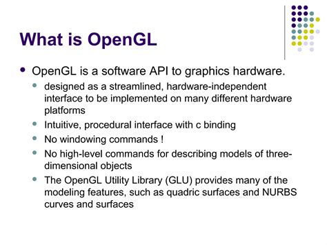 Open Gl Ppt