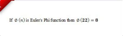 answered if ø n is euler s phi function then ø… bartleby