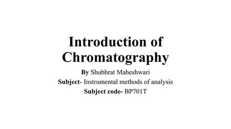 Adsorption Chromatography Assignmentpdf