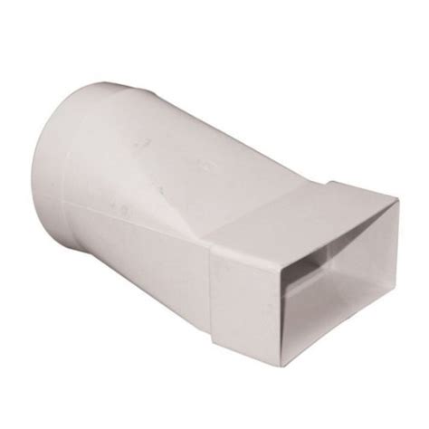 Round To Rectangular Adaptor 110 X 54mm To Connect Flat Channel