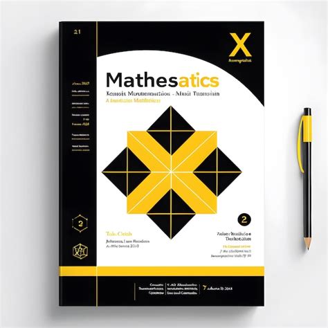 A Book With The Words Maths On It Premium Ai Generated Image