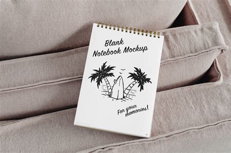 Free Blank Notebook Mockup Mockupbee