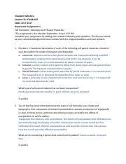 Soils 101 Hw 1 Docx Elizabeth Wiltshire Babe ID 976661055 SOILS 101 F 2017 Homework