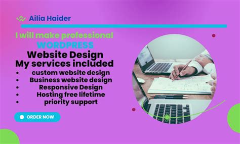 Design A Modern Wordpress Website With Elementor Pro By Ailia Ammar