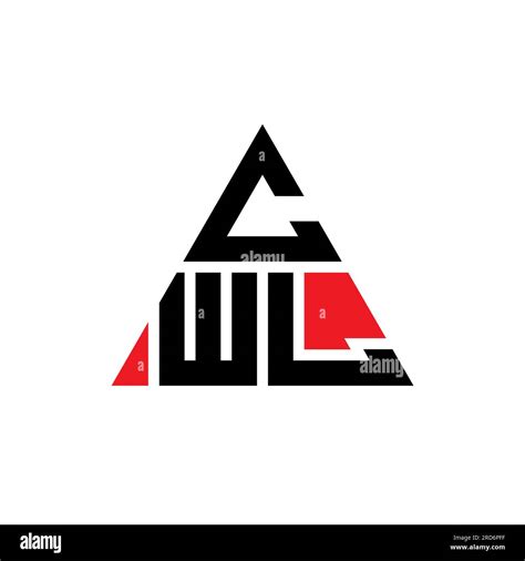 Cwl Triangle Letter Logo Design With Triangle Shape Cwl Triangle Logo Design Monogram Cwl