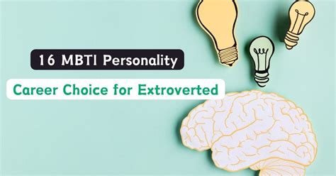 Mbti What Jobs Are Suitable For Extroverted Personalities