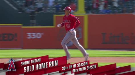 [highlight] Shohei Ohtani Hits His 2nd Hr Today And 38th On The Year