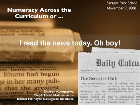 Numeracy Across The Curriculum V2 0 Pdf