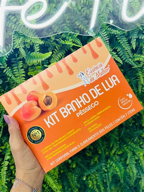 Kit Banho De Lua Pessego Atacadão Dos Cosméticos Macapá