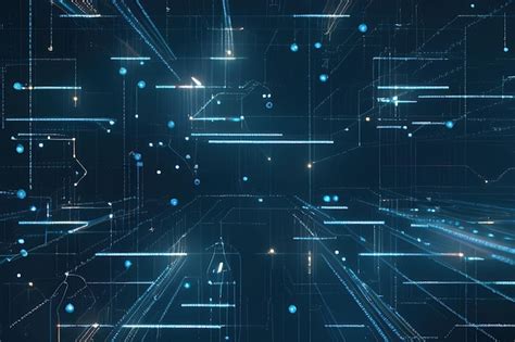 Premium Ai Image D Rendering Of A Scientific Technology Data Binary Code Network Conveying