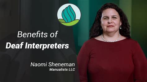 Benefits Of Deaf Interpreters Youtube