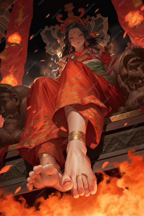 Premium Photo Anime Feet Focus