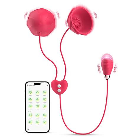 Amoochoo Nipple Toys Vibrator Sex Toys App Control Vibrators Adult Toy