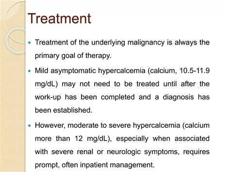 Hypercalcemia Associated With Malignancypptm 2pptx