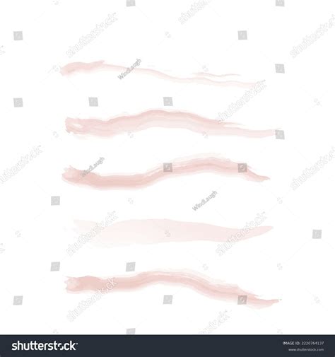 makeup swatches cosmetic texture stains blobs stock vector royalty