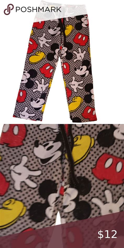 Disneys Mickey Mouse Pajama Pants Mickey Mouse Pajamas Style