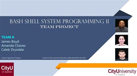 Ppt Bash Shell System Programming Ii Team Project Powerpoint