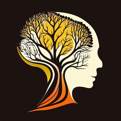 Premium Vector Branching Nexus Vector Illustration Of Human And Tree