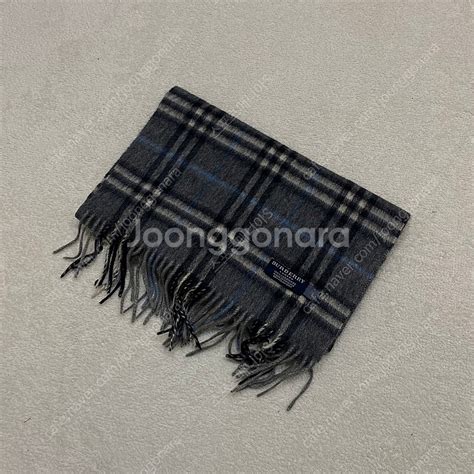 버버리 정품 캐시미어 머플러 목도리 머플러 스카프 중고나라
