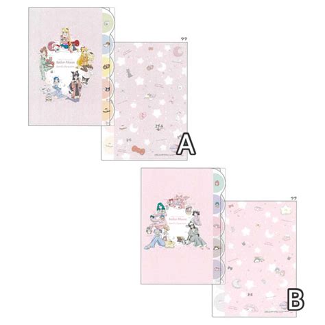 🇯🇵預訂🛍日本美少女戰士 Sailor Moon X Sanrio Characters A4 5格 File Missthree仨姐妹