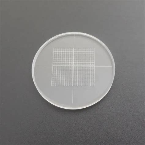 Div0 05 Microscope Eyepiece Grid Micrometer Calibration Slides