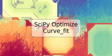 SciPy Optimize Curve Fit TRSPOS