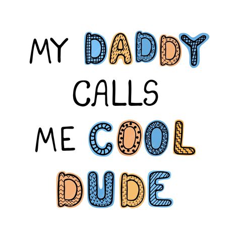 Premium Vector Vector Illustration With Hand Drawn Lettering My Daddy