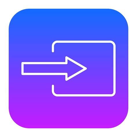 Logout Outlined Square Button With Right Arrow Vectors And Illustrations For Free Download Freepik