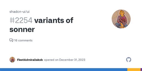 Variants Of Sonner · Issue 2254 · Shadcn Uiui · Github