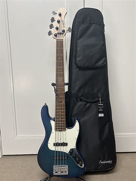 Sadowsky Metroline 21 Fret Vintage Jj 5 String Bass Red Reverb