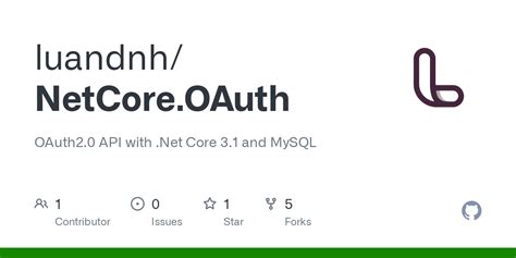 GitHub Luandnh NetCore OAuth OAuth2 0 API With Net Core 3 1 And MySQL