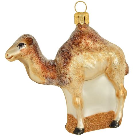 Camel In Sand Glass Ornament