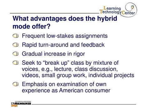 PPT What Advantages Should You Expect From Hybrid Course Redesign Winterim Hybrid Course
