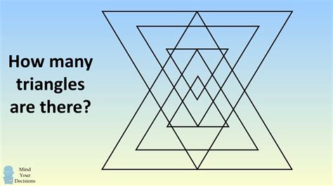 Math Riddles How Many Triangles Do You See In This Pi Vrogue Co